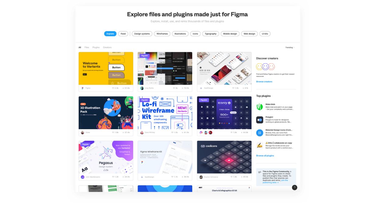 Figma Community: Cộng đồng cho những designer chuyên nghiệp